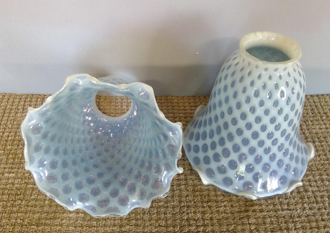 Unique Opalescent Coin Spot Shades, Glass Globe, Fixture, Lamp Single ...