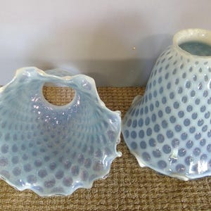 Unique Opalescent Coin Spot Shades, Glass Globe, Fixture, Lamp Single ...