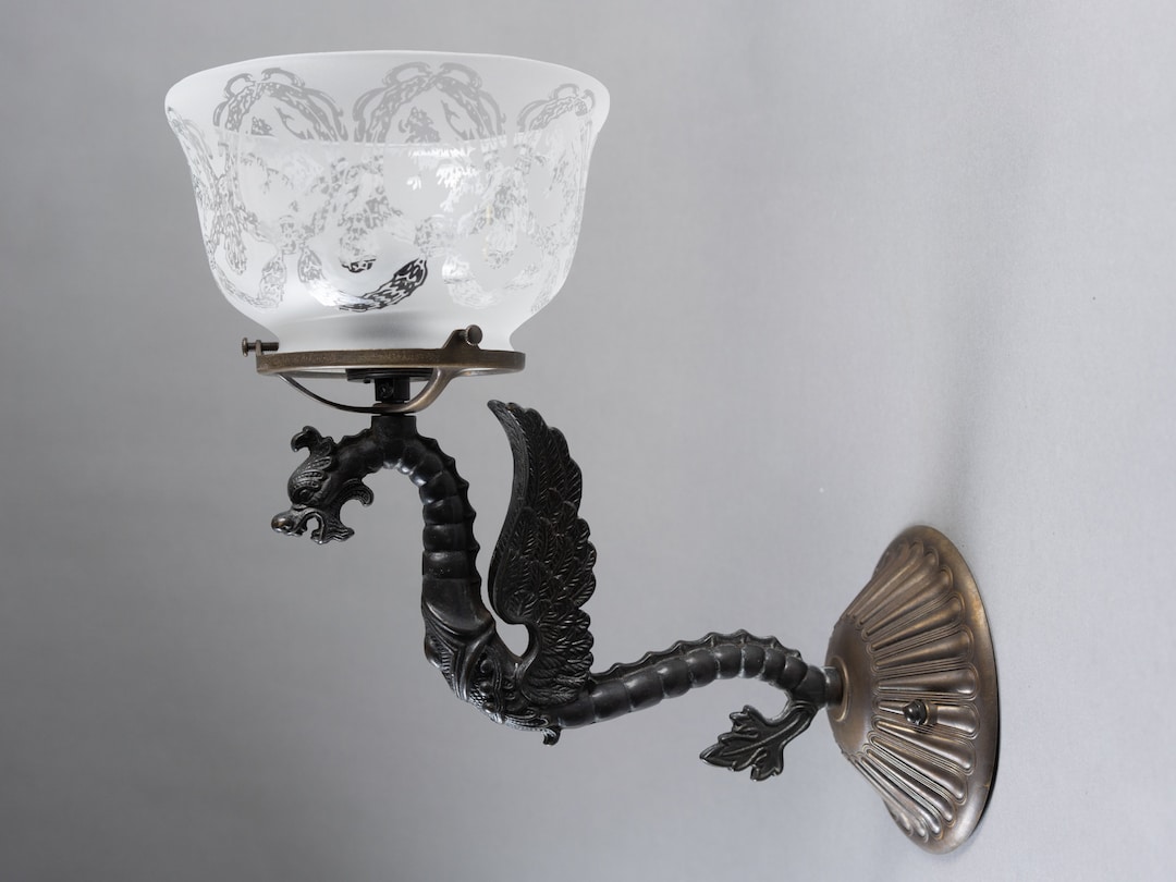 Dragon - Griffin Arm Wall Sconce Gothic Light Fixture Gargoyle Solid ...