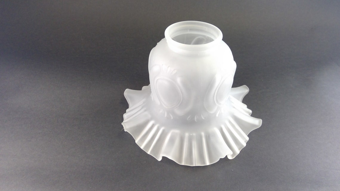 Lamp Shade Embossed Ruffled Edge 2 1/4" Fitter - Etsy