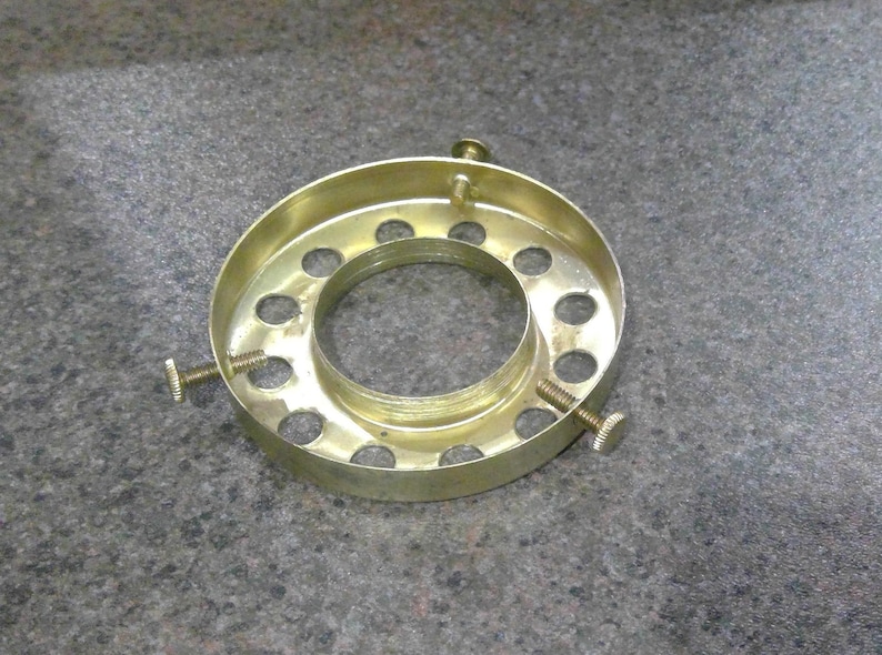 Brass Screw on 2 1/4" Shade Holder for Lamp Shade Uno Unfinished - Etsy