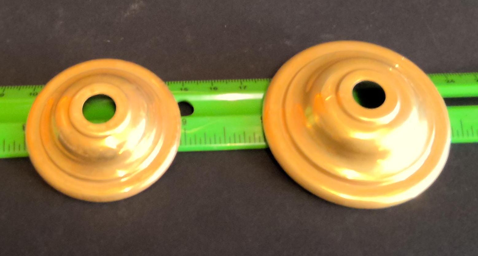 Solid Brass Vase Cap Lamp Lighting Craft Hobby Part 2 Sizes 1.75" & 2. ...