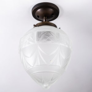 Art Deco Semi Flush Mount Ceiling Light Fixture - Etsy