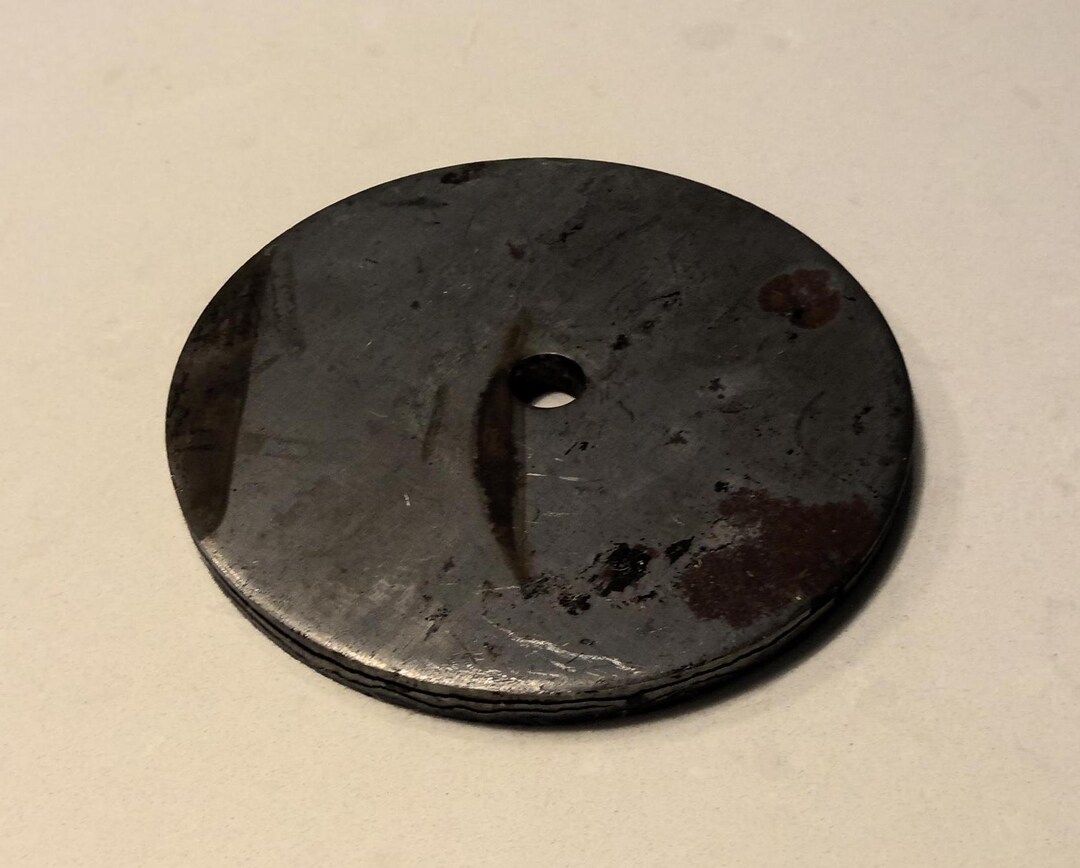 Steel Thick Steel Lamp Base Weight 4 1/4" X 1-pound Hobby or Craft - Etsy