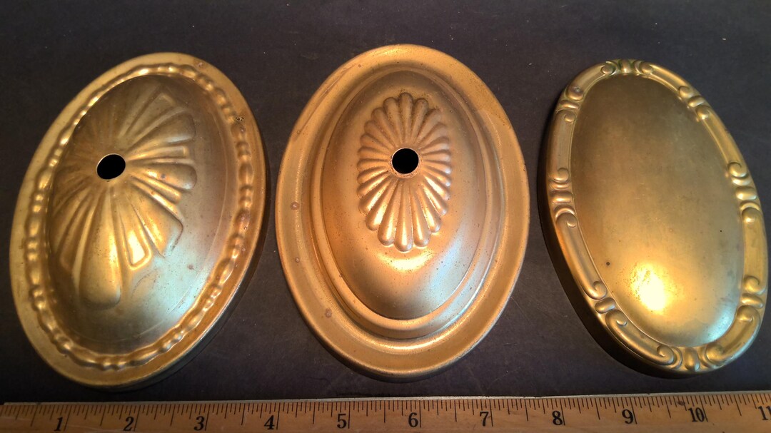 Choice Oval Decorated Sconce Lighting Backplate Solid Brass Unfinished ...