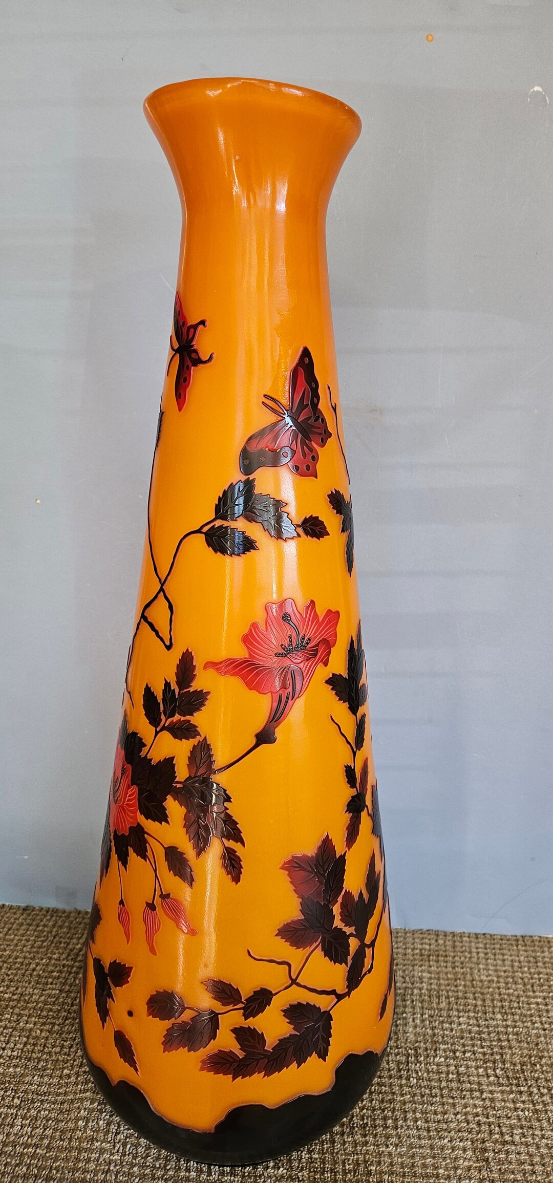Vintage Gale Style Large Vase - Etsy