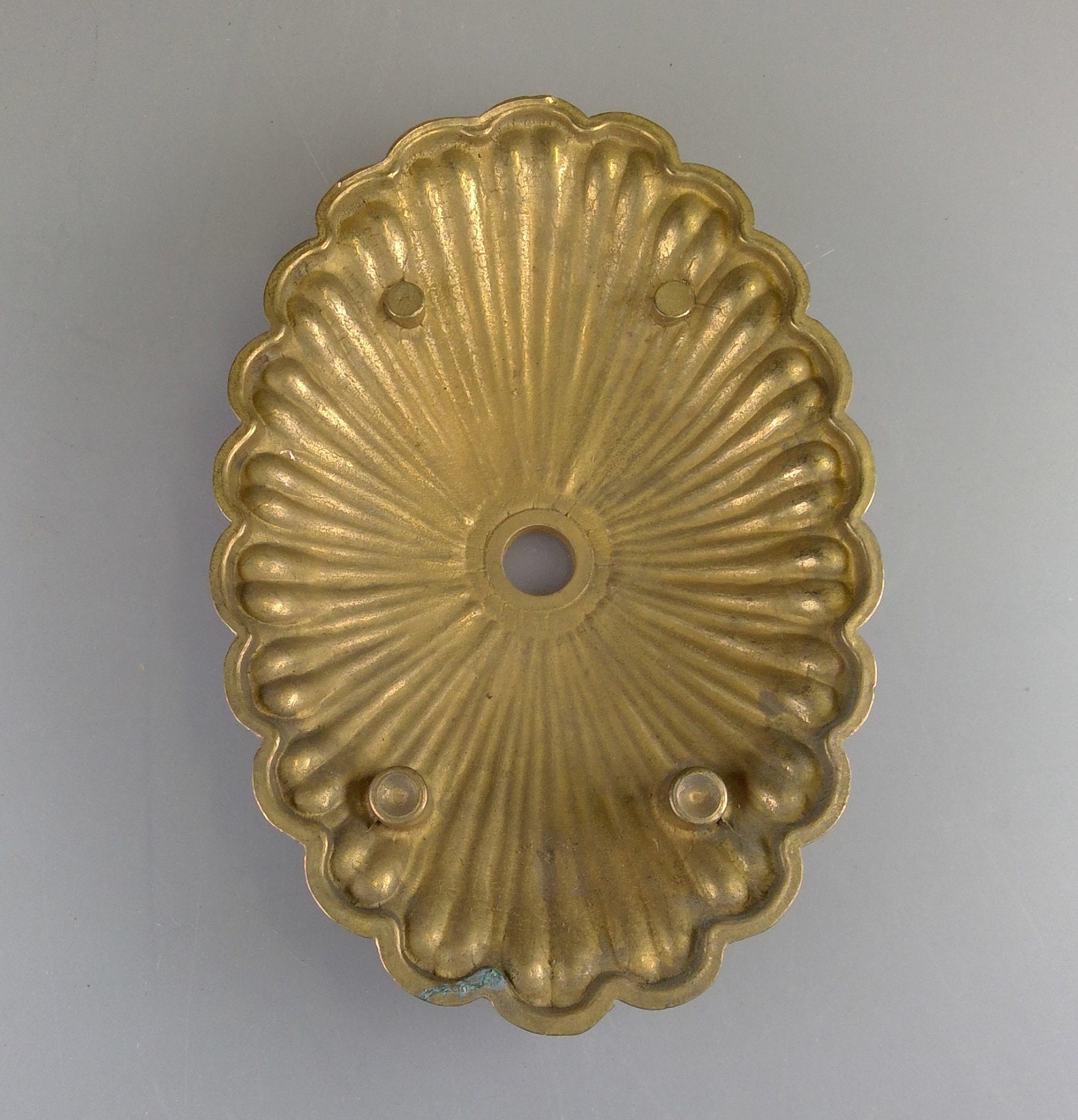 Wall Sconce Backplate in Cast Brass DIY Part Hobby Craft - Etsy