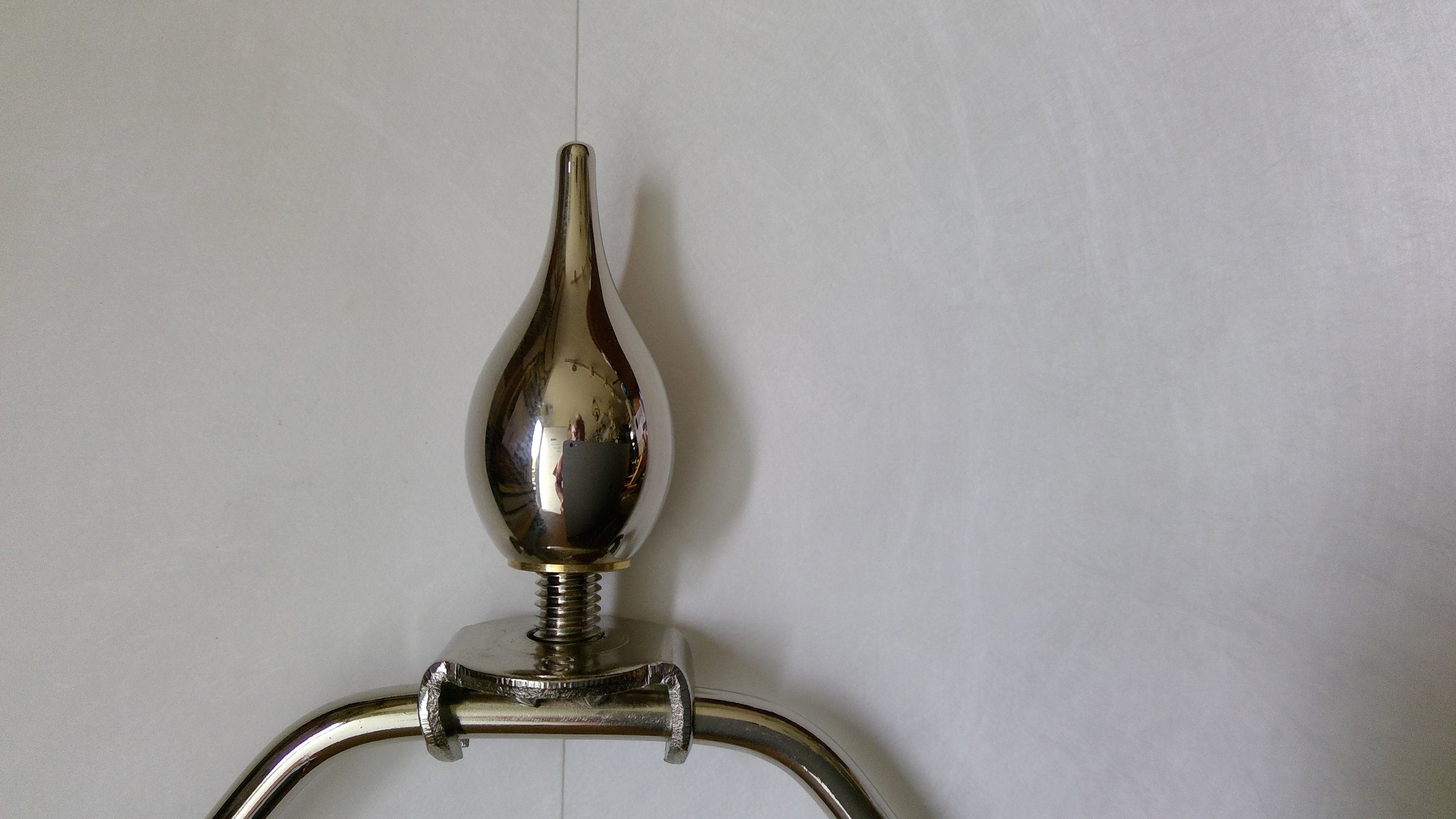 Tear Drop Chrome Finial 1 1/2" Free Shipping - Etsy