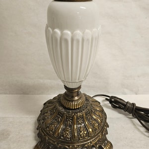 Vintage End Table Side Table Porcelain Lamp Base - Etsy