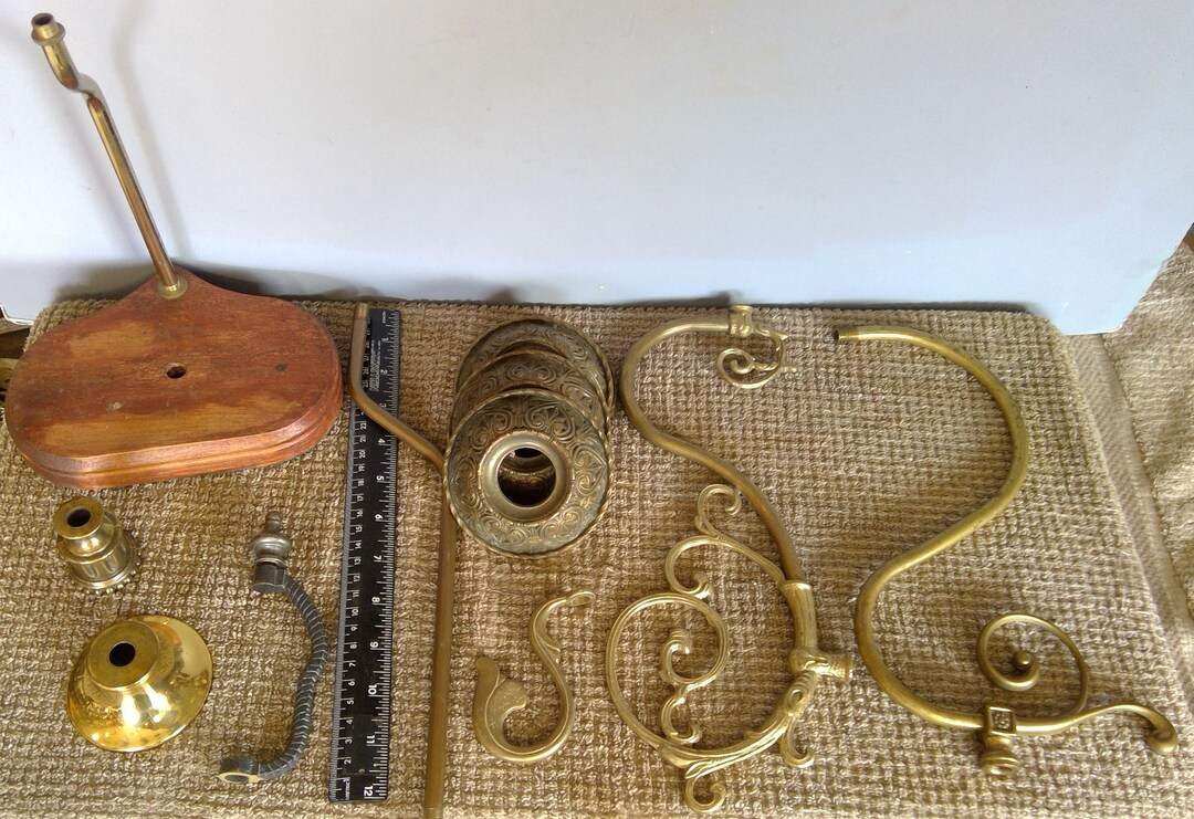 Lamp Base Arms Replacement Parts Craft Supplies DIY Vintage Lighting ...