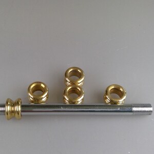 5 Solid Brass Neck / Spacer in Polished Brass Finish 11/16th. Ships ...