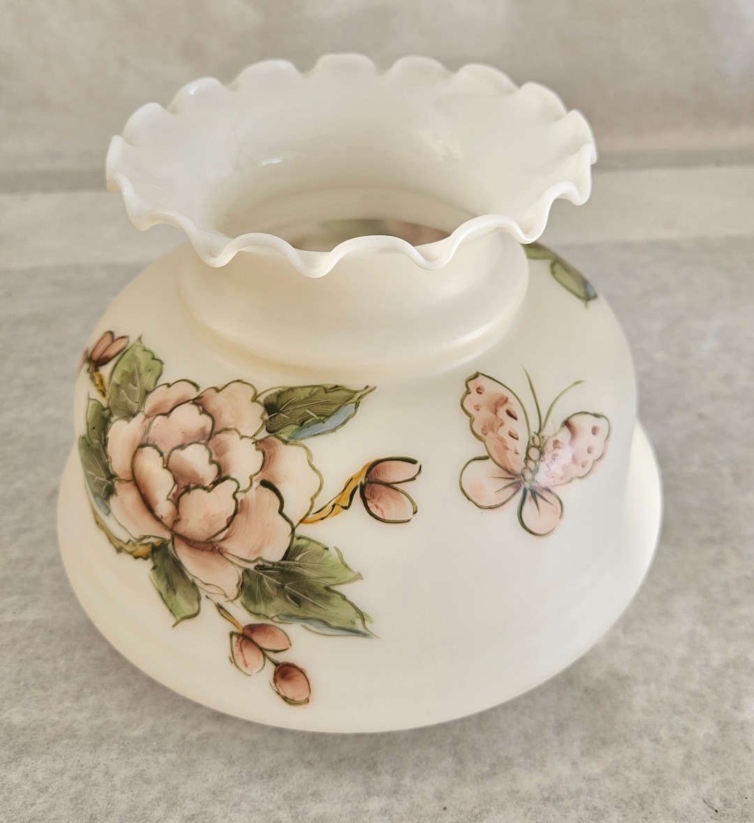 7" Student Lamp Parlor Lamp Globe Oil Kerosene Lamp Glass Shade Kero ...