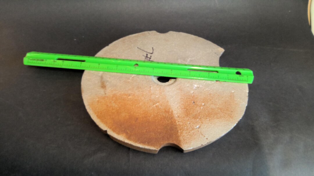 Steel Thick Lamp Base Weight 8 3/4 X 7 Pounds Hobby or Craft - Etsy