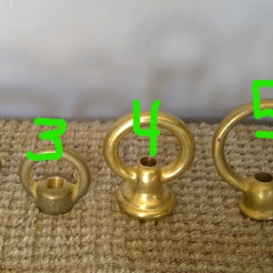 Decorative Solid Brass Loop 6 Different Styles Shapes - Etsy