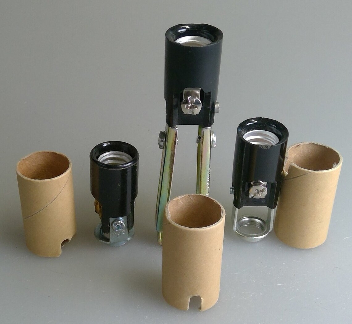 Phenolic Candelabra Socket: 1.5" or 2" or Adjustable - Etsy