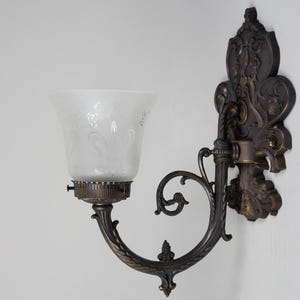 Cast Brass Hand Finished Victorian Style Wall Sconce - Etsy