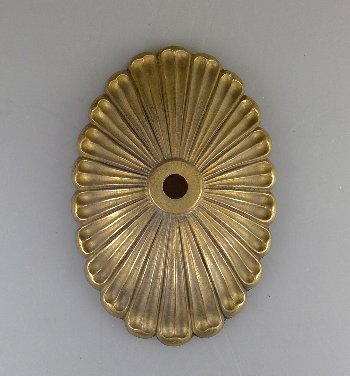 Wall Sconce Backplate in Cast Brass DIY Part Hobby Craft - Etsy