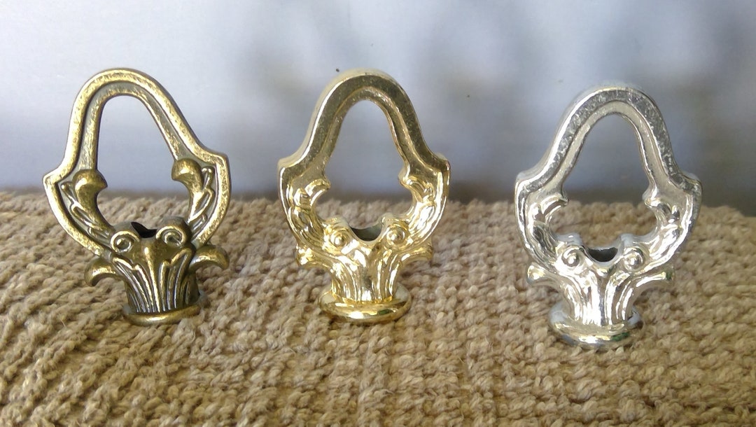 Antique Brass, Chrome or Polished Brass Finish Decorative Loop or ...