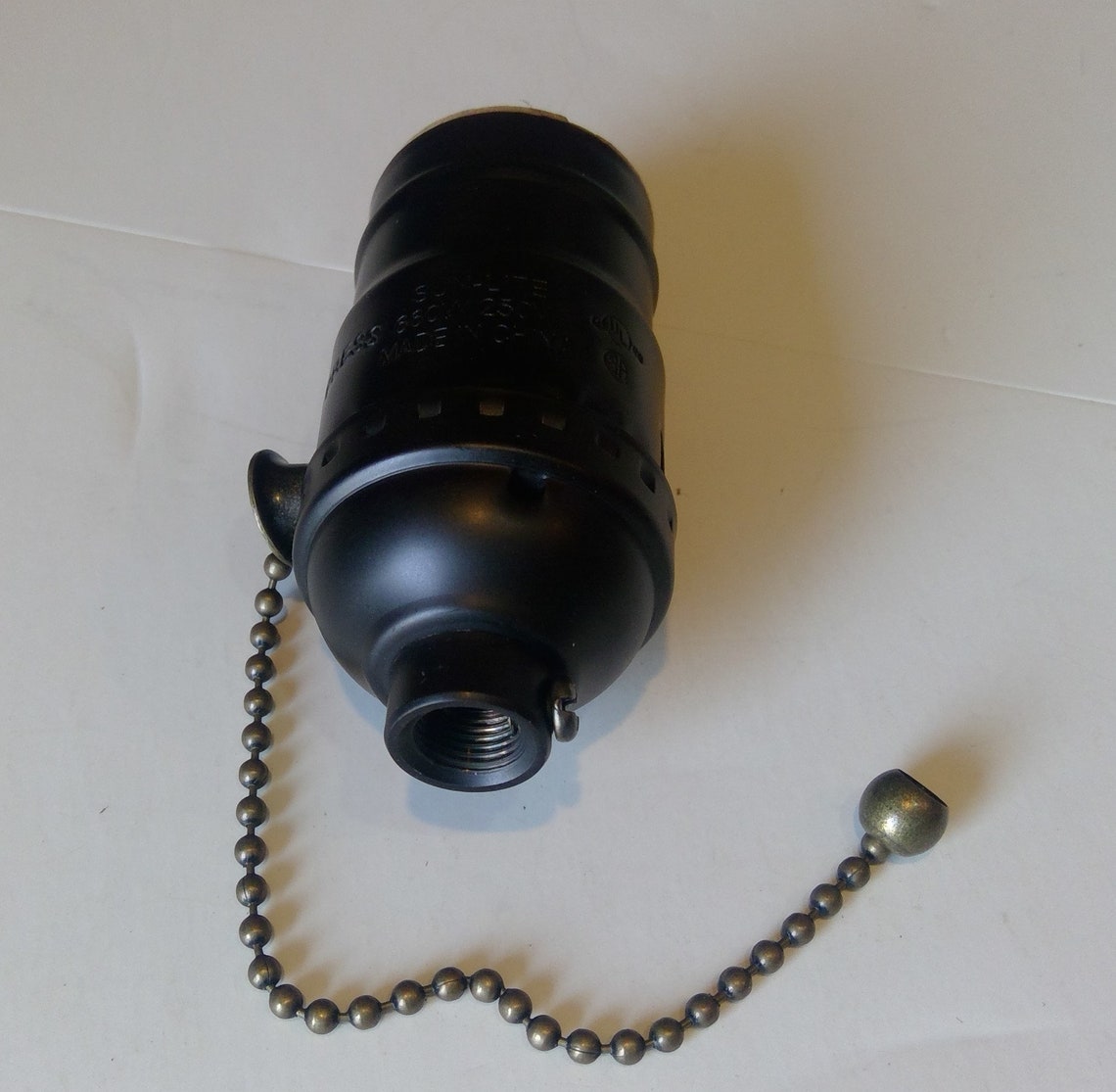 Pull Chain Socket Solid Brass W/ Antique Brass Finish - Etsy