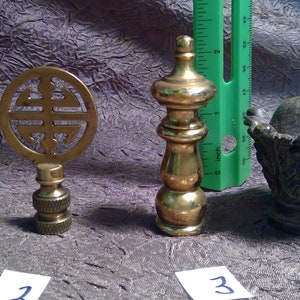 Lamp Finial Lampshade Topper Finials 6 Different Styles Choice Free ...