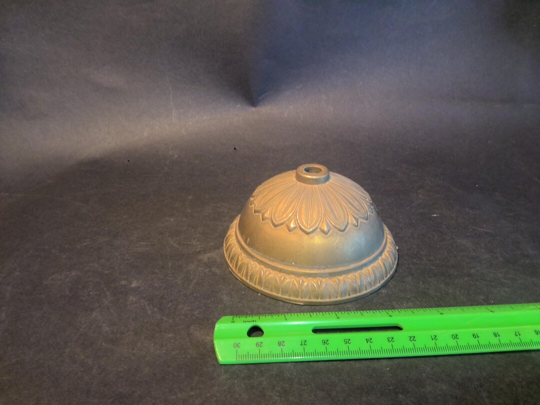 Solid Brass Embossed Bobeches Rosettes Replacement Lamp Parts Craft DIY ...
