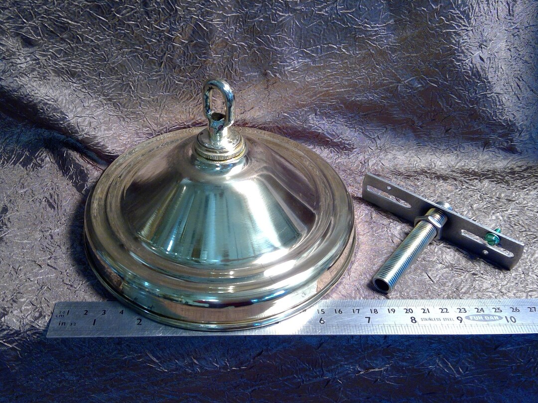 7" Canopy Kit Polished Brass Ceiling Canopy Cover for DIY Light Fixture ...