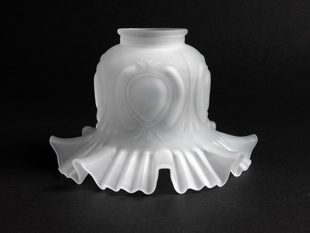 Lamp Shade Embossed Ruffled Edge 2 1/4" Fitter - Etsy