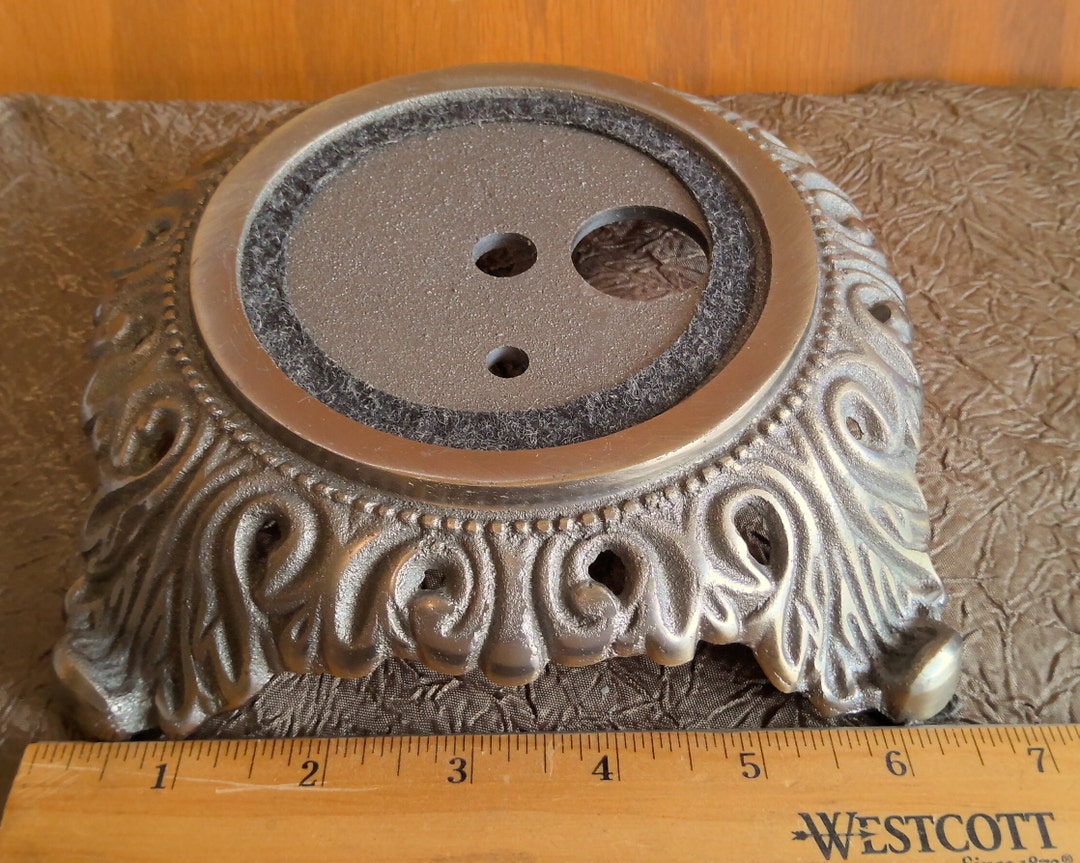 Vintage Oil Lamp Base Kero Oil Kerosene Style Base 6 1/2" Reutilized ...