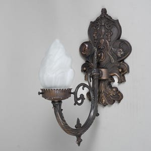 Cast Brass Hand Finished Victorian Style Wall Sconce - Etsy