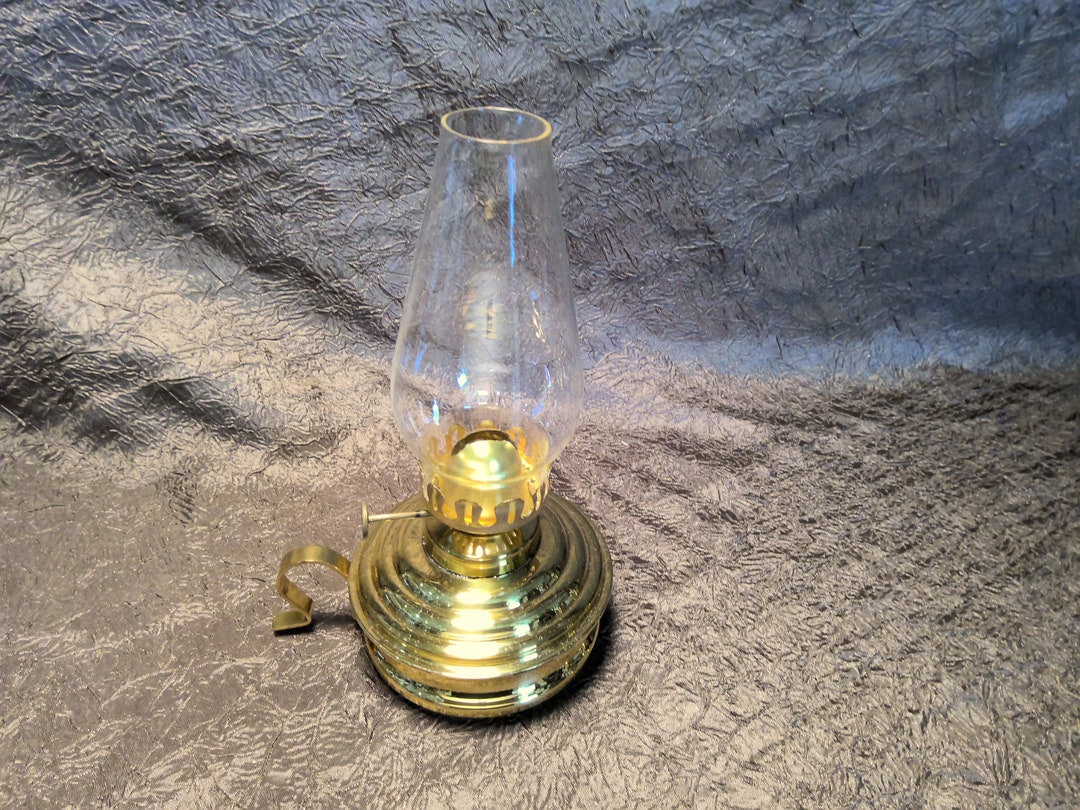 Hand Oil Lamp Solid Brass Vale Wales UK Solid Brass - Etsy