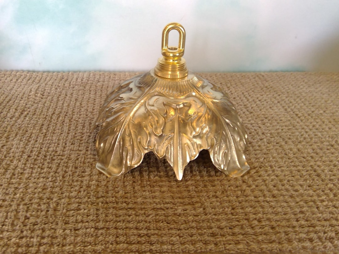 Solid Brass Decorated Canopy Light Fixture Kit Unfinished With Screw ...