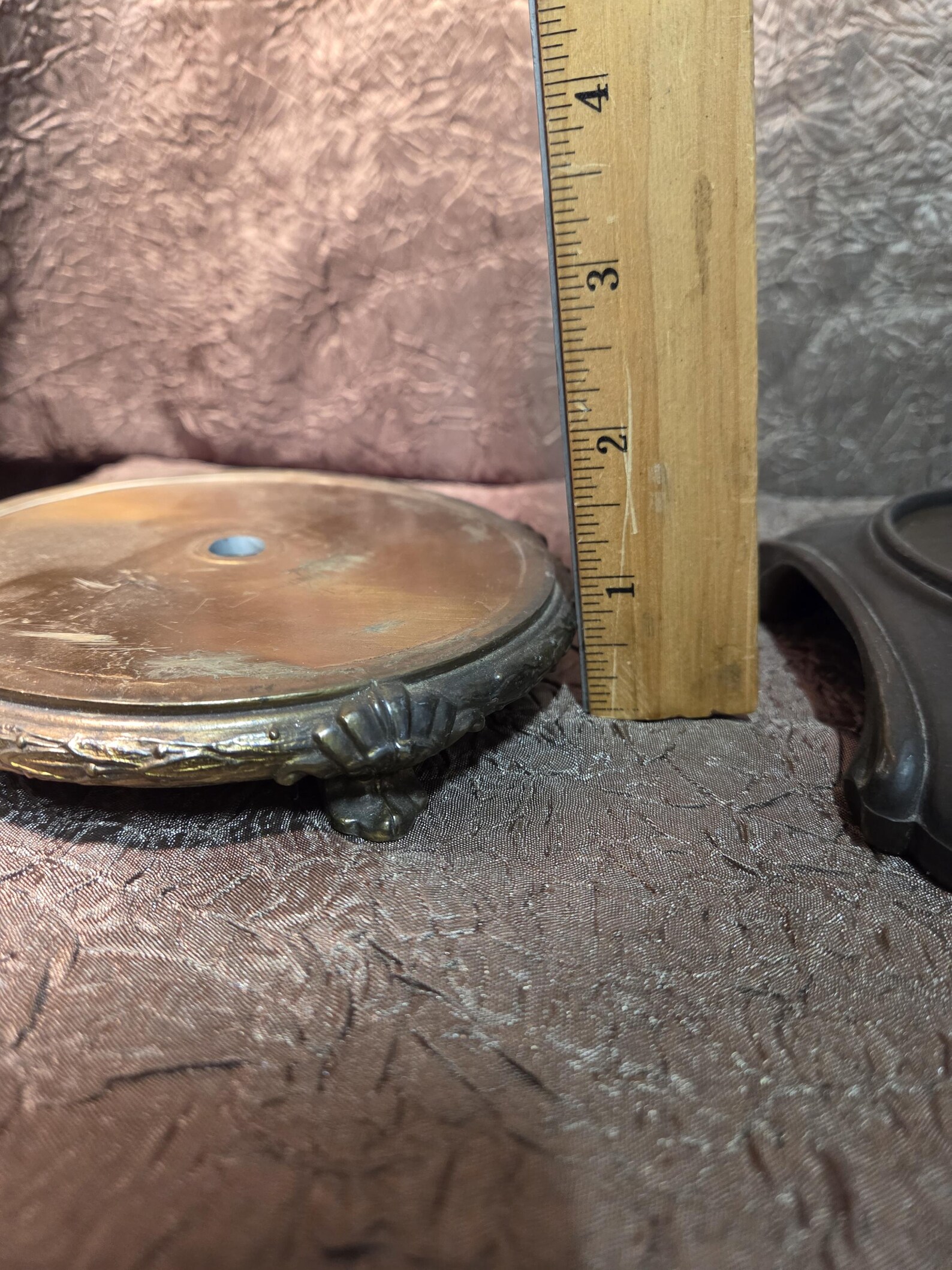 2 Vintage Lamp Base Lamp Kero Oil Kerosene Style Base 6" Reutilized ...