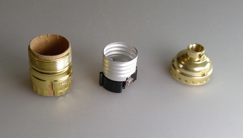 Short Lamp Socket Uno Threaded Keyless Light Socket With UNO - Etsy