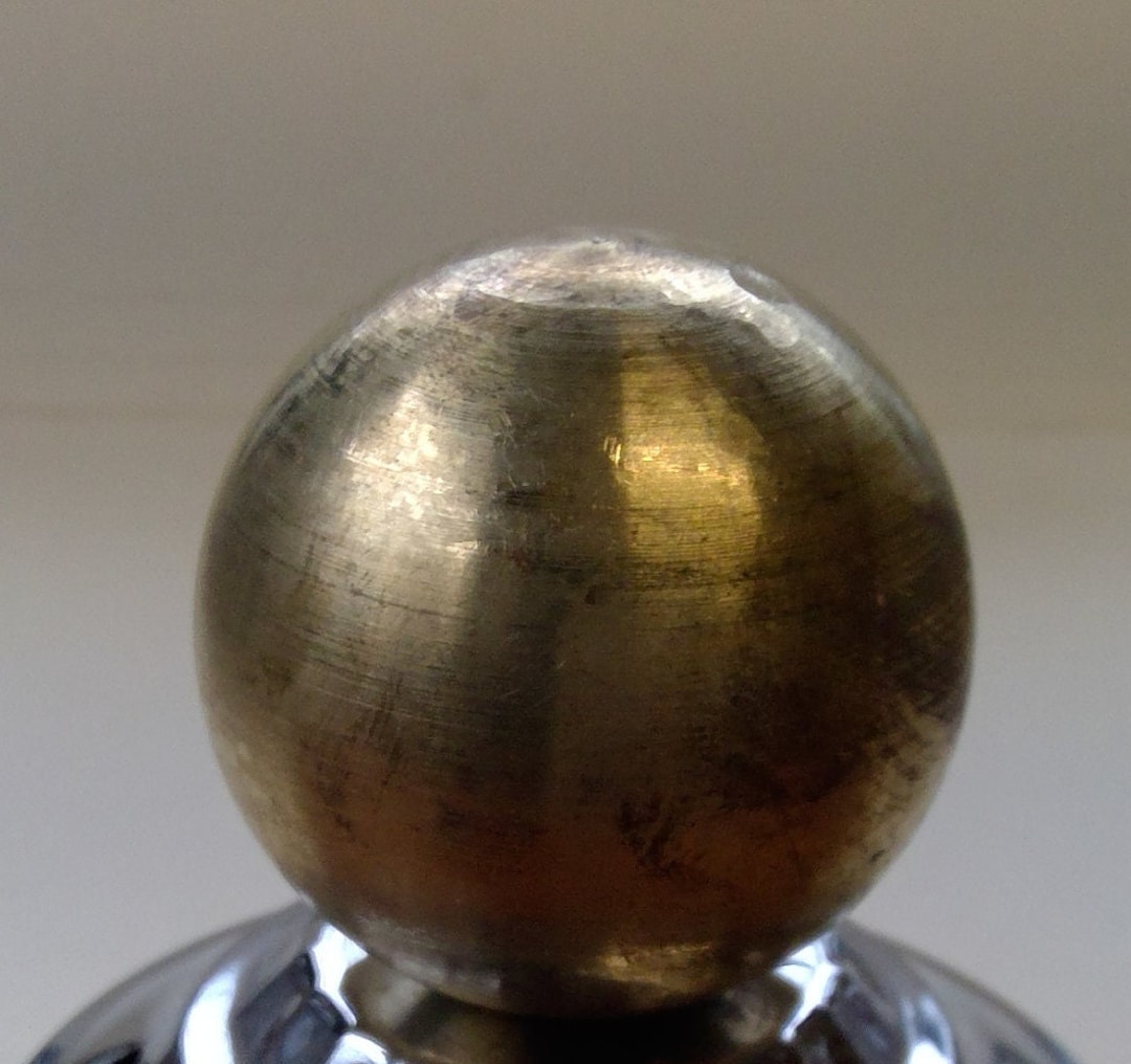 1 3/4" Solid Round Solid Brass Ball Finial Threaded 1/8" Ip. Tapped - Etsy