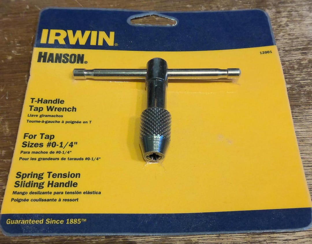Irwin Hanson T-handle Tap Wrench 0 - 1/4" Free Ship - Etsy