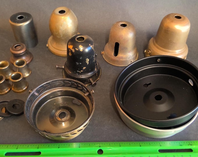 Assorted Lot of Lamp Replacement Parts and Lighting Parts Hobby or ...