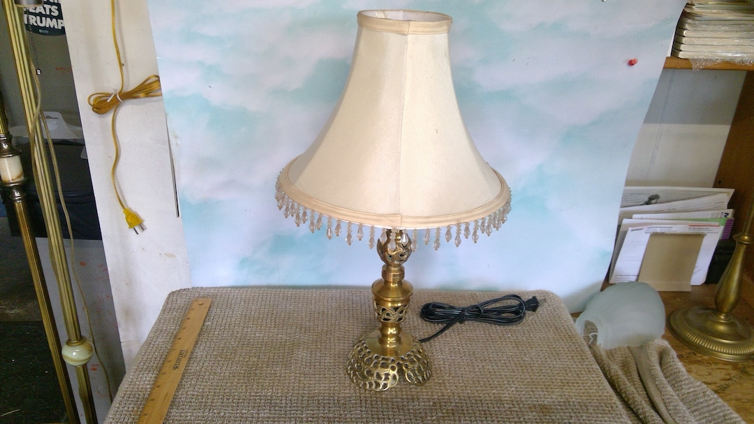 Solid Brass Cut Out Base Polished Finish Table Lamp Base - Etsy