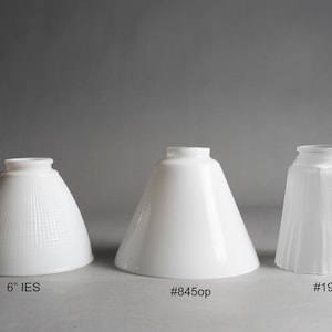 Opal Milk Glass Cone Shade Antique Brass Finish Wall Sconce Light ...