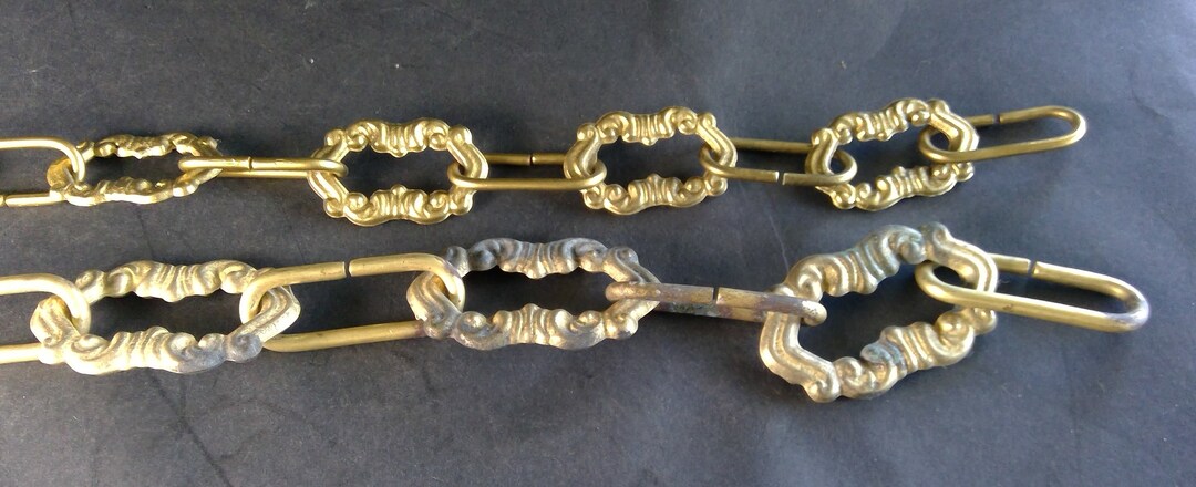 Decorative Floral Solid Cast Brass Chain Fixture Pendant Lamp ...