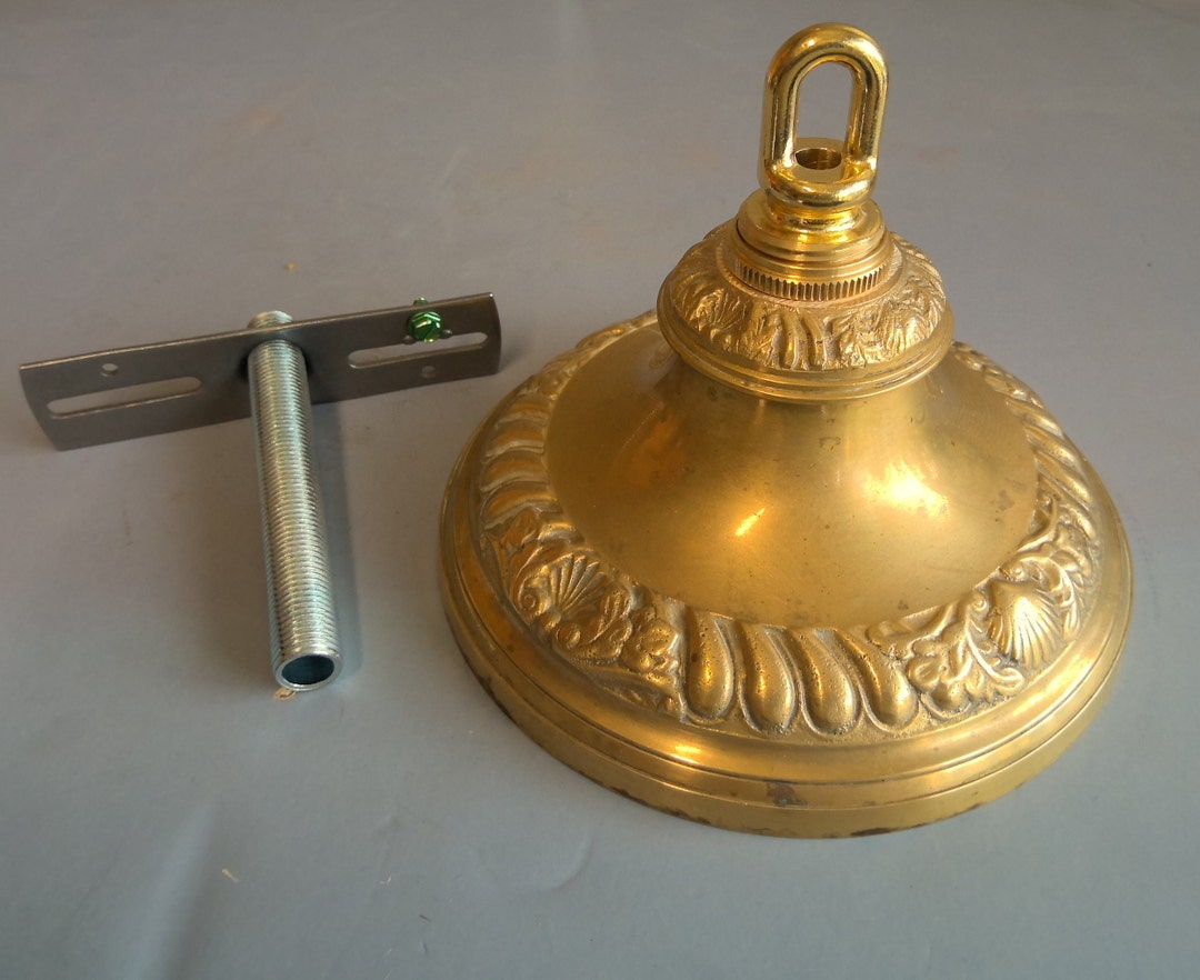 Floral Light Fixture Canopy Chandelier Fixture Cast Solid Brass Ceiling ...