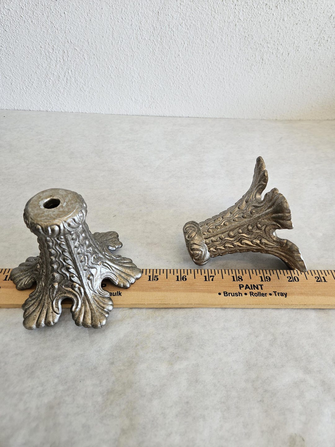 Floral Light Fixture Break Chandelier Fixture Cast Metal Parts Ceiling ...