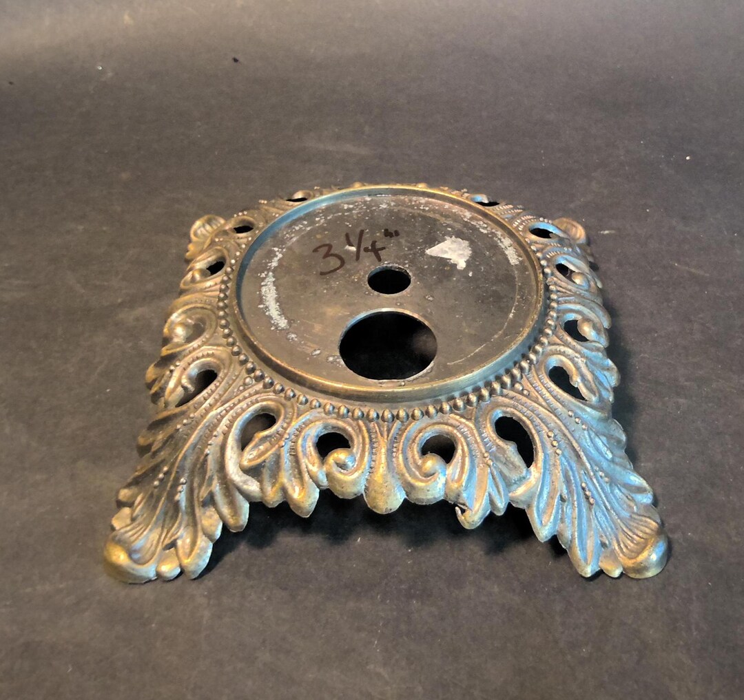 Vintage Oil Lamp Base Kero Oil Kerosene Style Base 6 1/2" Reutilized ...