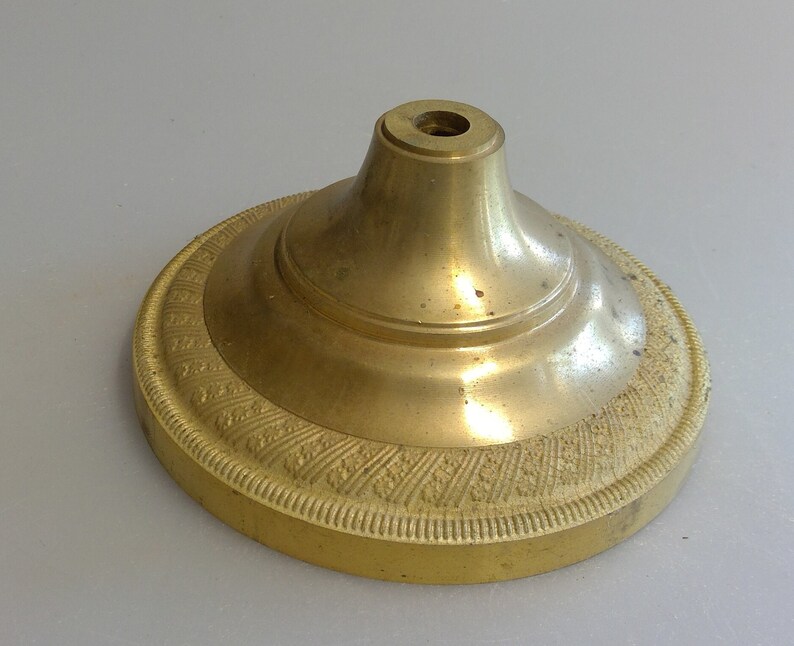 Decorative Round Small DIY Solid Brass Table Lamp Base 5 - Etsy