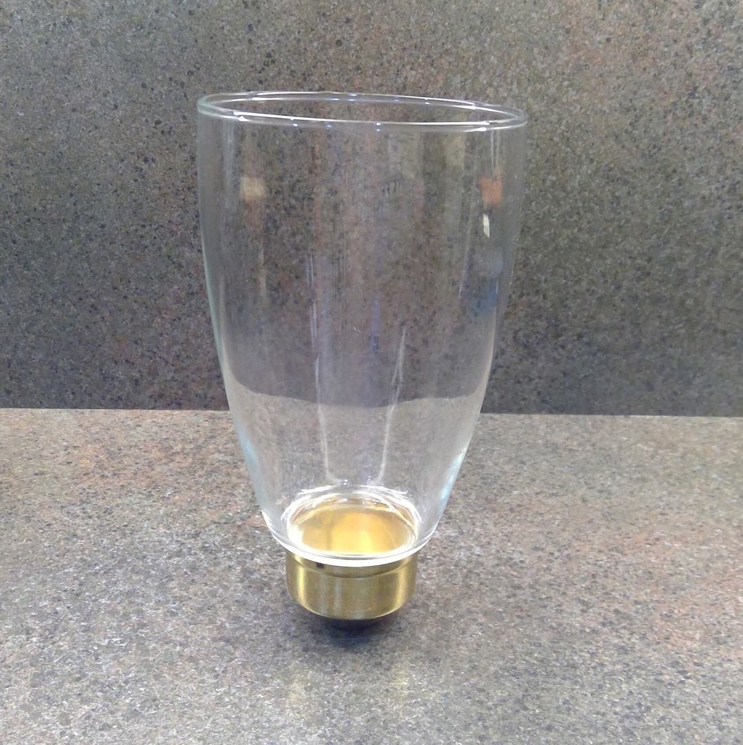 Colonial Lamp Shade Sconce 1 5/8" Fitter Clear Glass Table Lamp ...