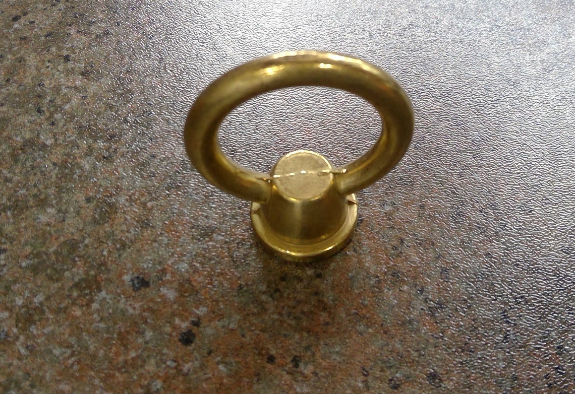 Round Finial Brass Finished Topper for Lamp Restoration Part - Etsy