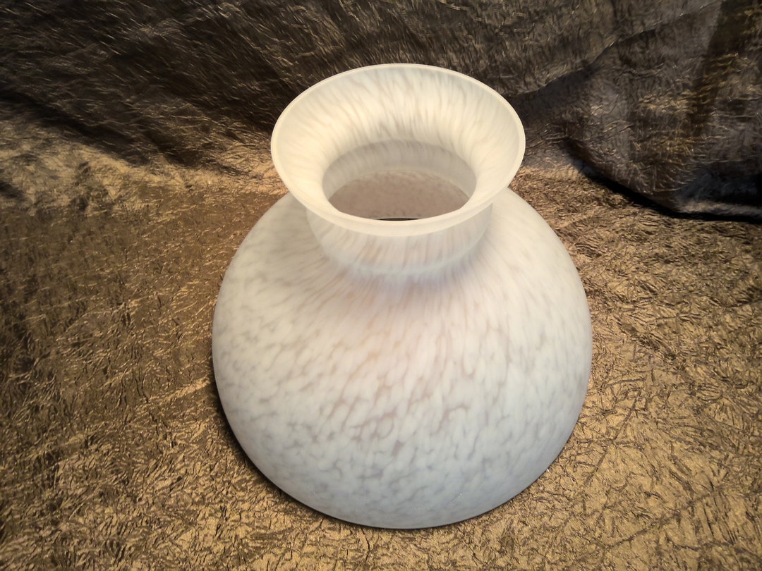 10" Snowflake Student Lamp Parlor Lamp Globe Oil Kerosene Lamp Glass ...