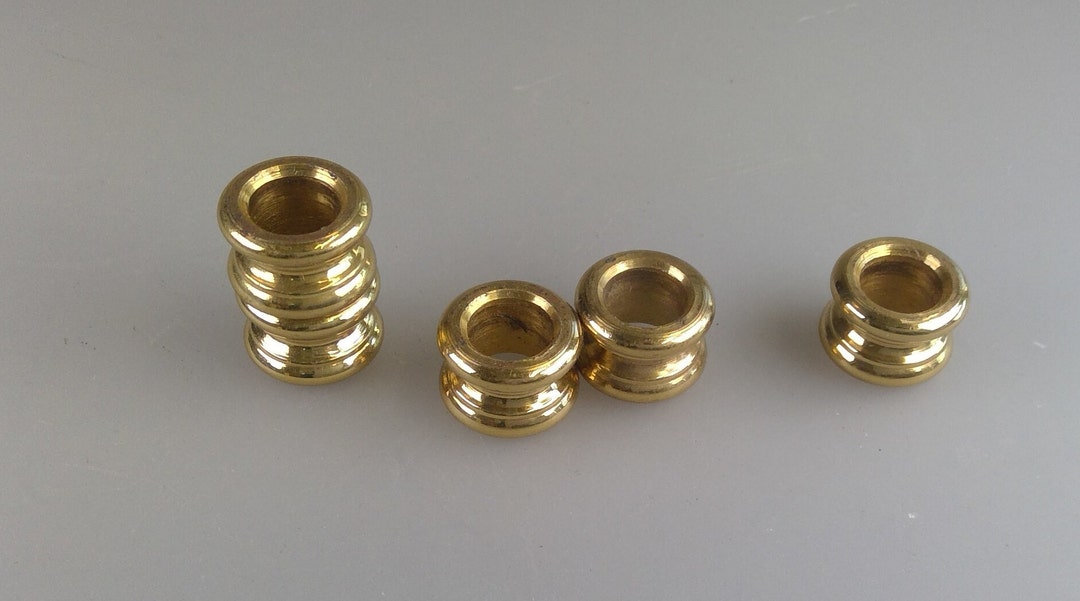 5 Solid Brass Neck / Spacer in Polished Brass Finish 11/16th. Ships ...