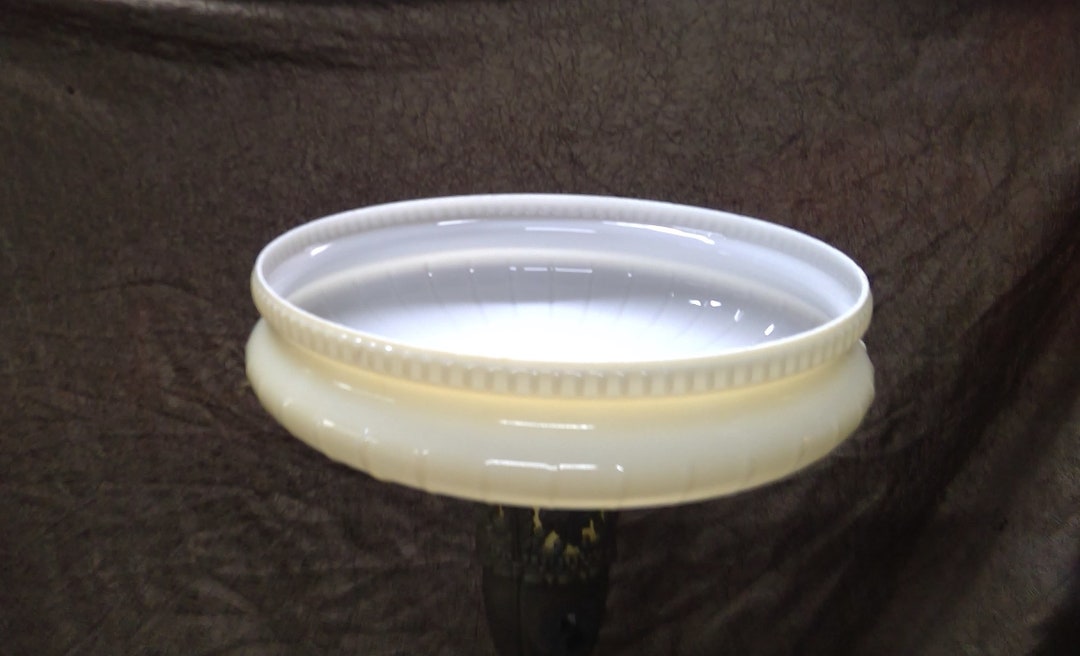 Vintage Style Torchiere Shade Embossed Art Deco for Floor Lamp up Lamp ...
