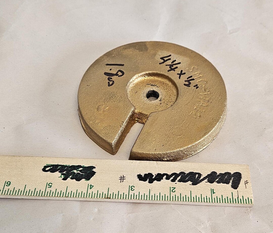 Steel Thick Steel Lamp Base Weight 4 1/4" X 1 Pound 8 Oz. Hobby or ...