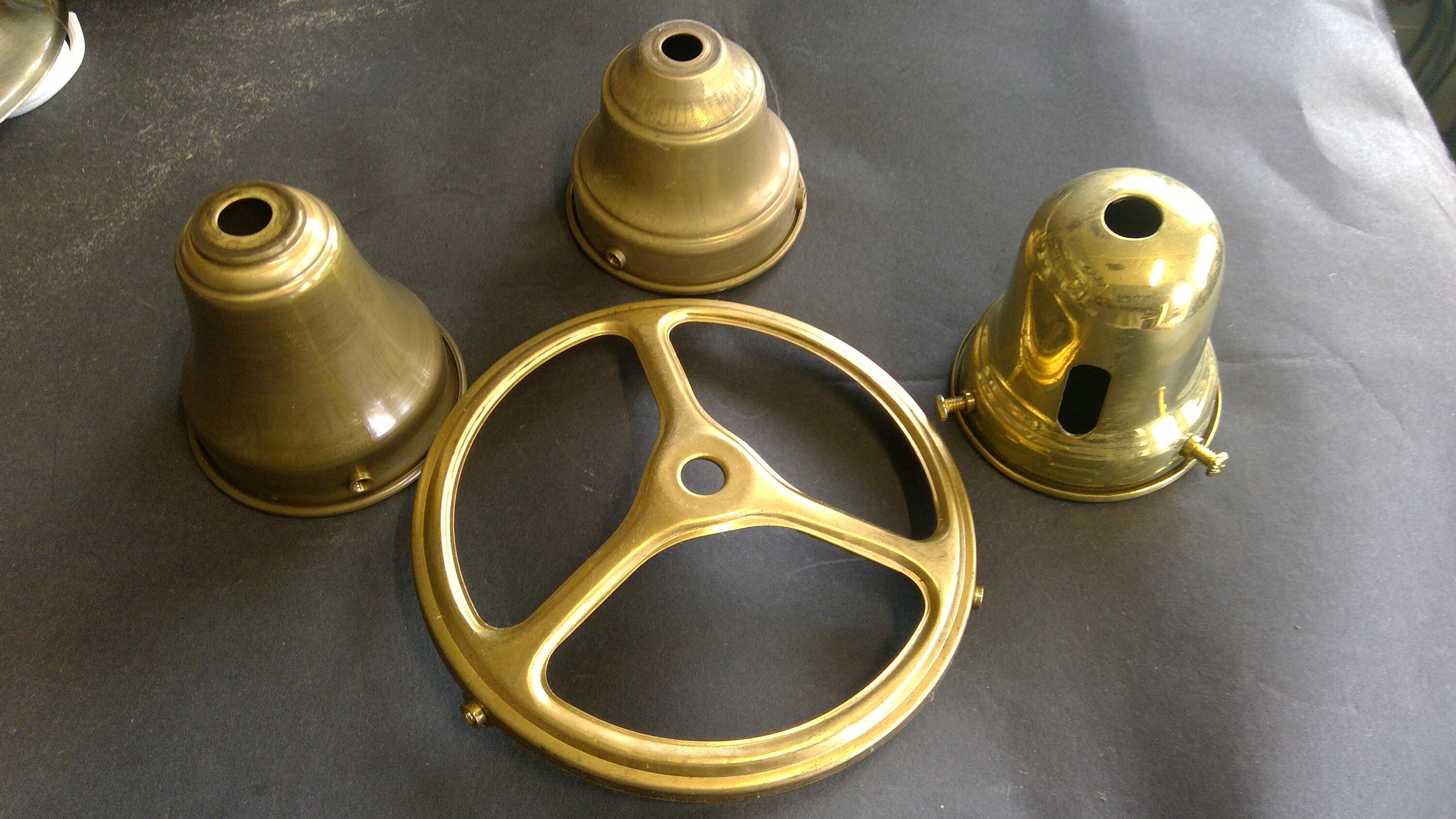 1860 s Style Solid Brass Shade Holder for Lamps Fixtures 2 5 8 wide Etsy